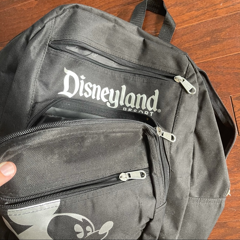 Black And Silver Mickey Mouse Disneyland Backpack - Gem